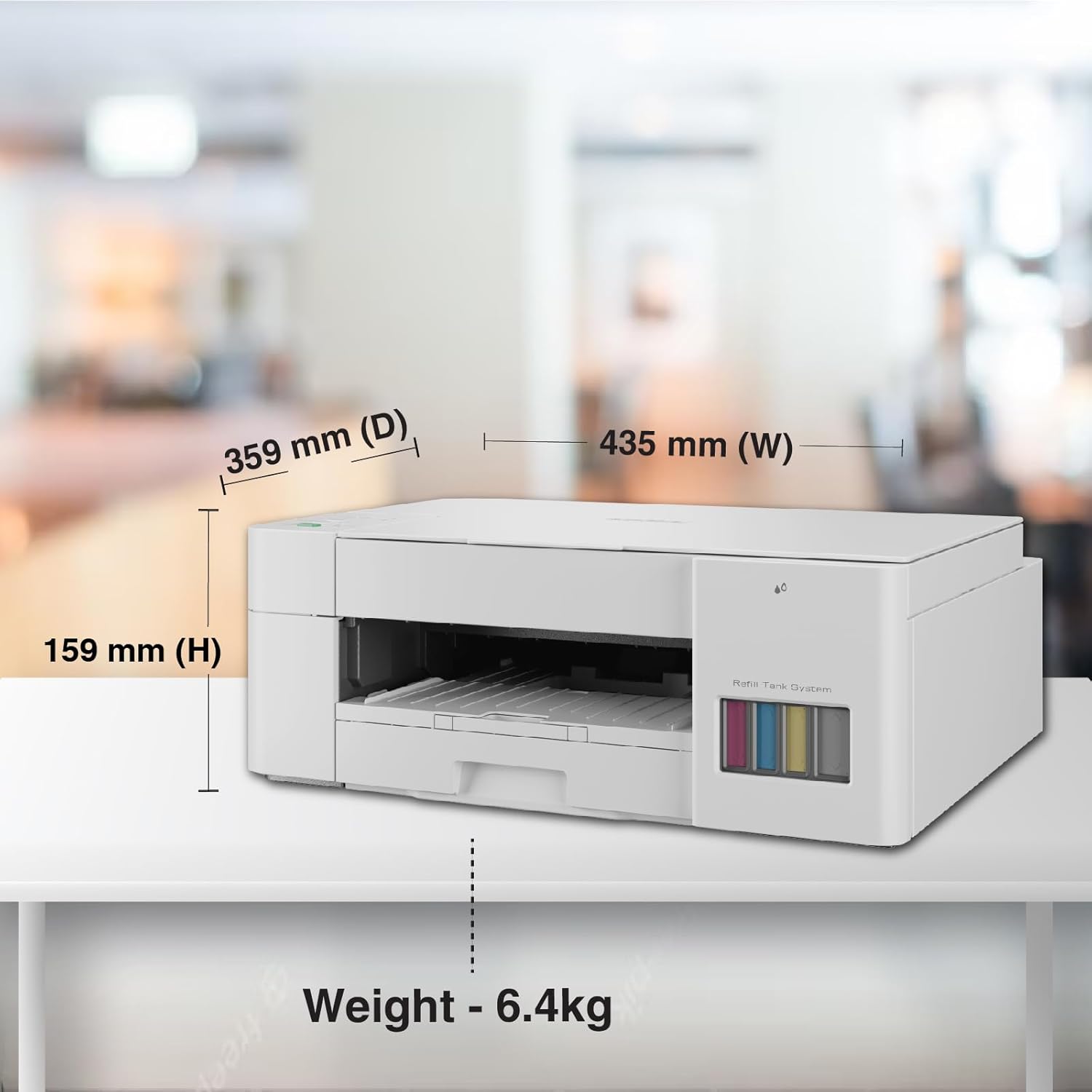 Brother DCP-T226 Multifunction (Print Scan Copy) Ink Tank Color Printer ...