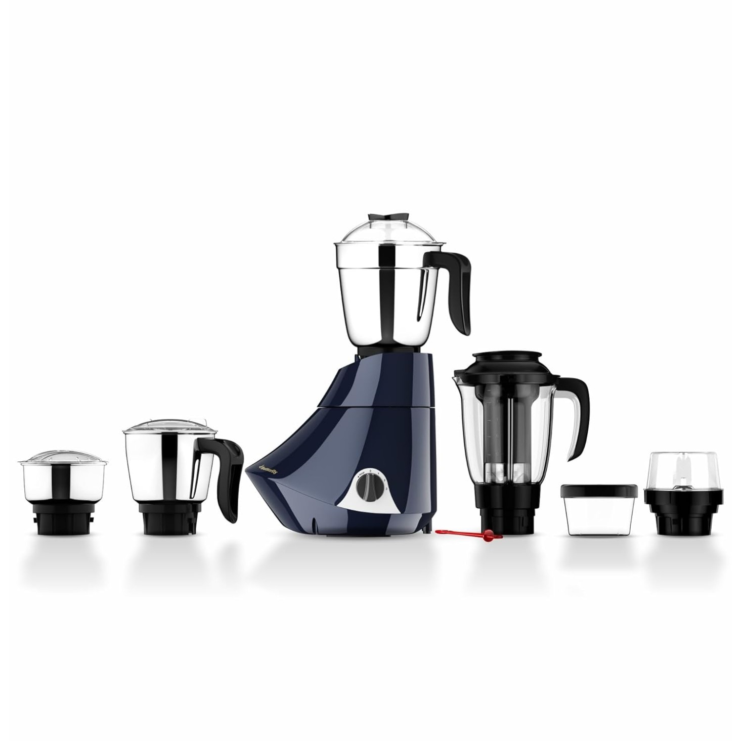 Butterfly Smart Plus 750W Mixer Grinder with 5 Jars | Multipurpose Jars ...