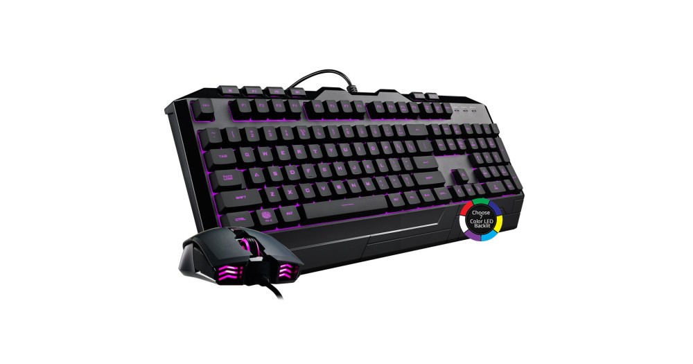 Cooler Master Devastator 3 Gaming Keyboard, Mouse Combo 7 Color Mode ...