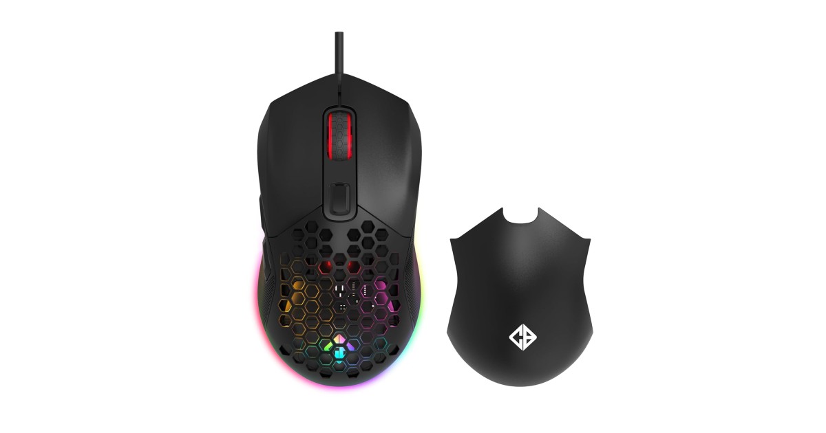 Cosmic Byte Firestorm RGB Wired Gaming Mouse, 67 Grams, 12400DPI ...