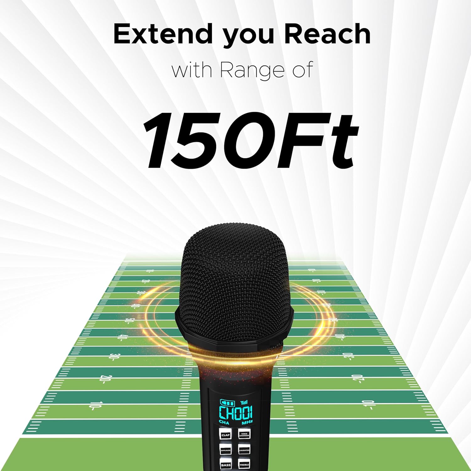 DIGIMORE Wireless Microphone System with AI Voice Changer | Built-in ...