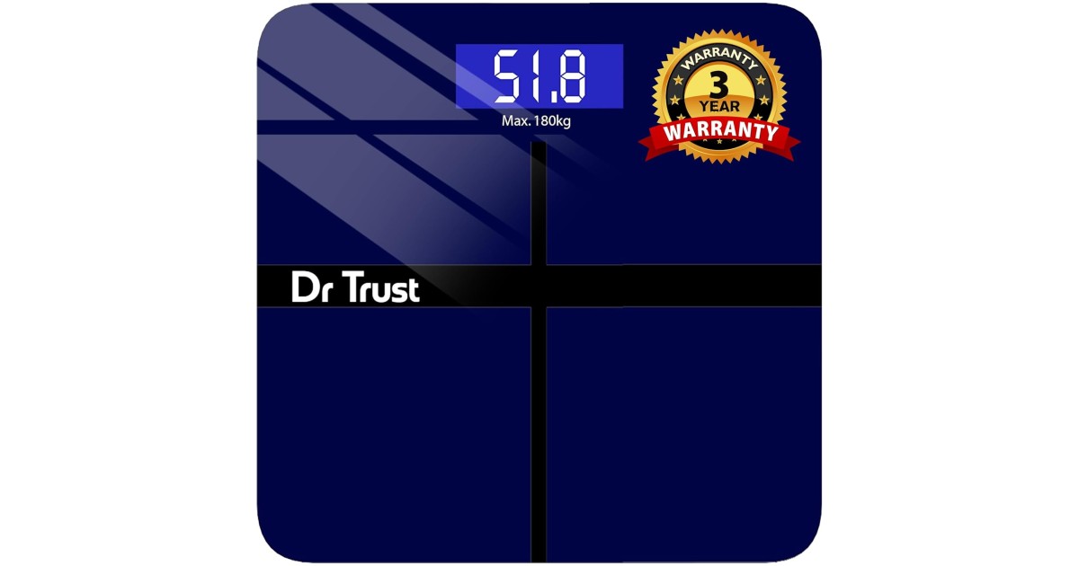 Dr Trust (USA) Electronic Executive Rechargeable Digital Weighing Scale ...