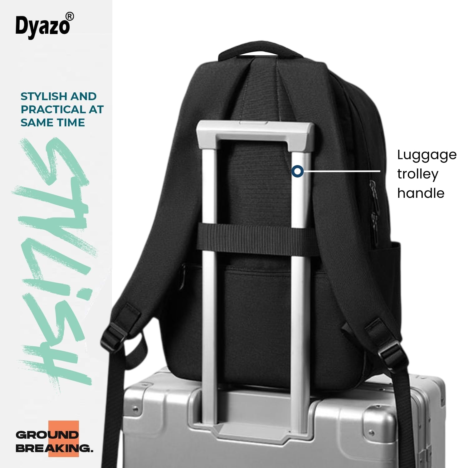 Dyazo 30 L Slim Business Laptop Backpack Casual Design Water Resistant ...