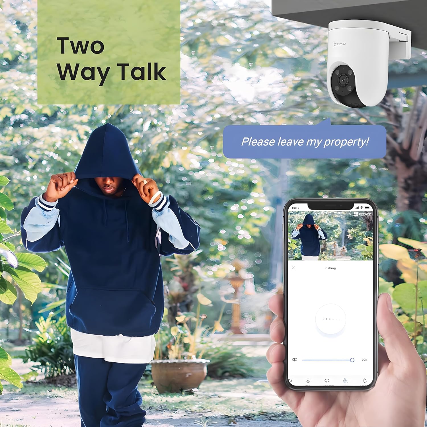 EZVIZ H8C 2304 * 1296 (3MP) 1296p 4G Wireless Camera, 2K Resolution, Ai ...
