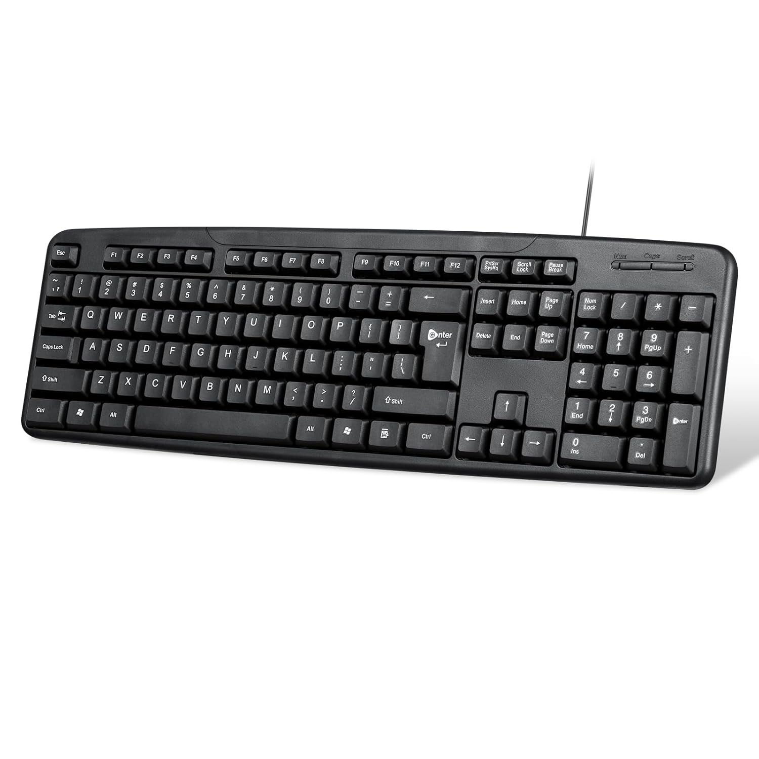 Enter Wired USB Keyboard & Mouse Combo Typemate Pro Chocolate Click Key