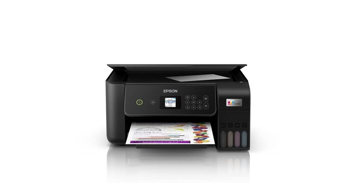 Epson Ecotank L3260 A4 Wi-Fi All-in-One Ink Tank Colour Printer, Black