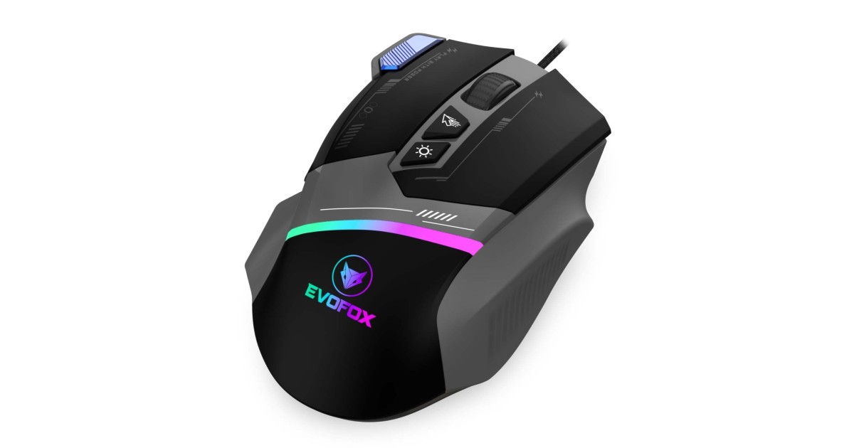 EvoFox Blaze Ultra Value 8 Button Programmable Gaming Mouse with 1000Hz ...
