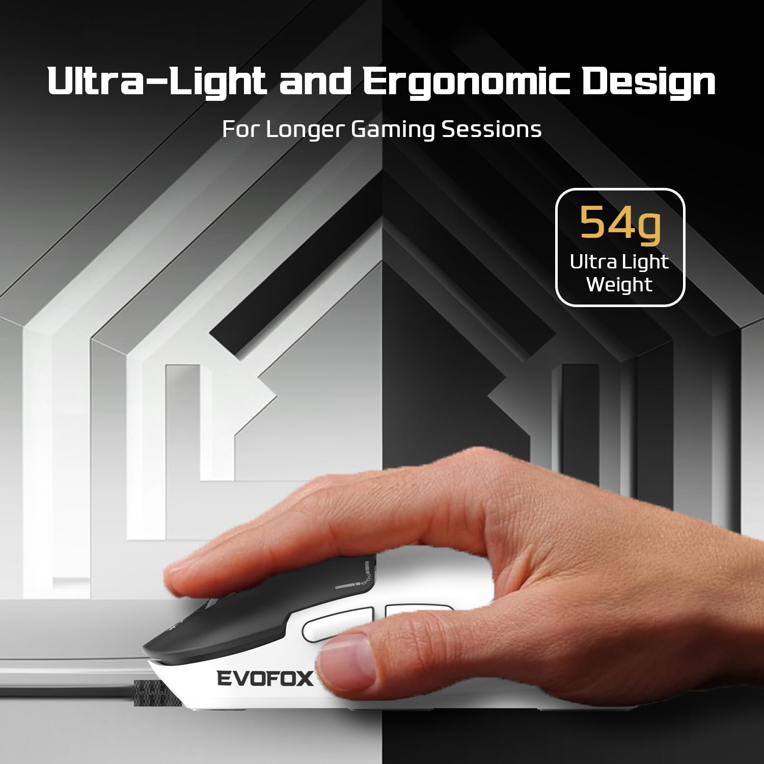 EvoFox Phantom Air Ultra Lightweight Gaming Mouse | Upto 1000Hz Polling ...