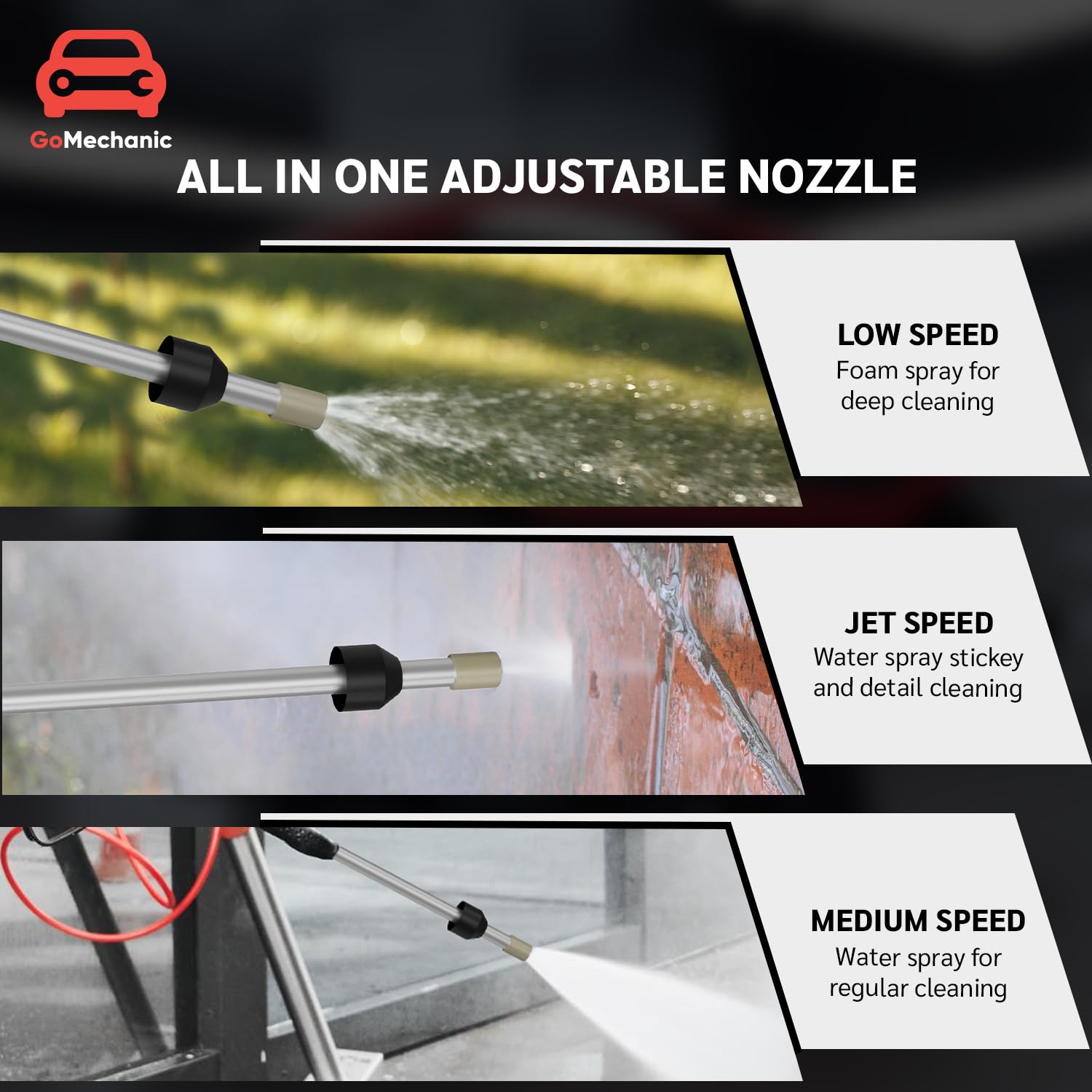 GoMechanic Car Pressure Washer High Pressure Pump Machine Portable ...