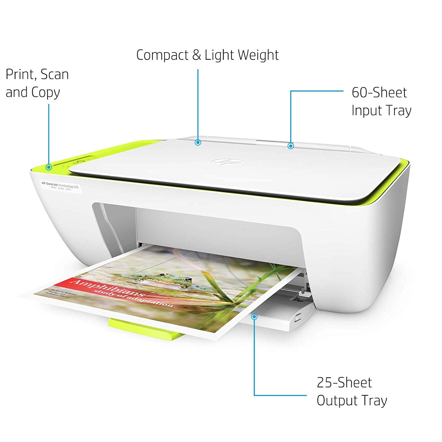 HP DeskJet 2135 All-in-One Ink Advantage Colour Printer