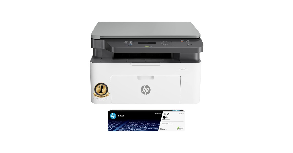 HP Laser MFP 1188w, Wireless, Print, Copy, Scan, Ethernet, Hi-Speed USB ...