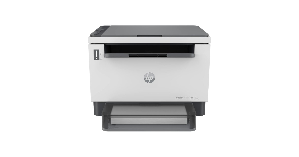 HP LaserJet Tank MFP 1005w, Wireless, Print, Copy, Scan, Hi-Speed USB 2 ...