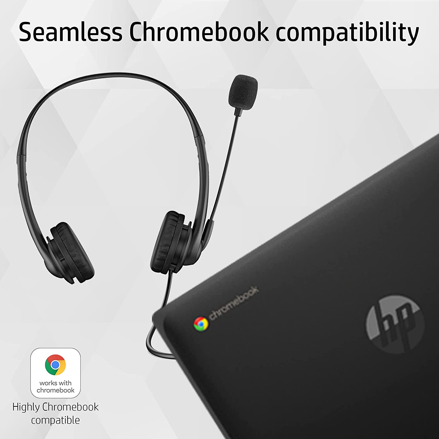 Hp Stereo ‎HP Stereo 3.5mm Headset G2 3.5Mm G2 Wired Over Ear Headphones