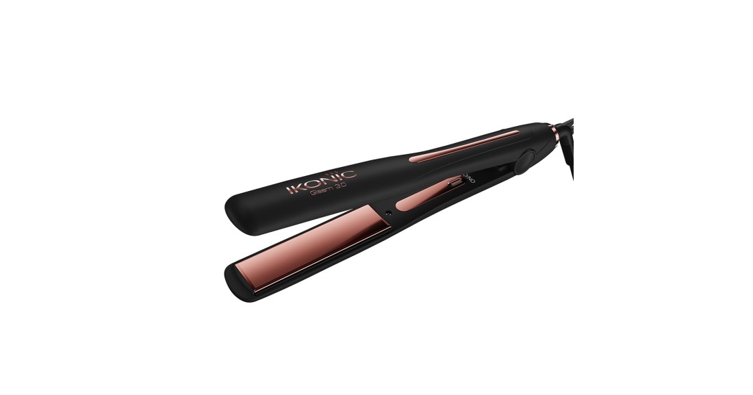 Ikonic Professional IKP- GRG Gleam 3.0 Hair Straightener (Black & Rose ...