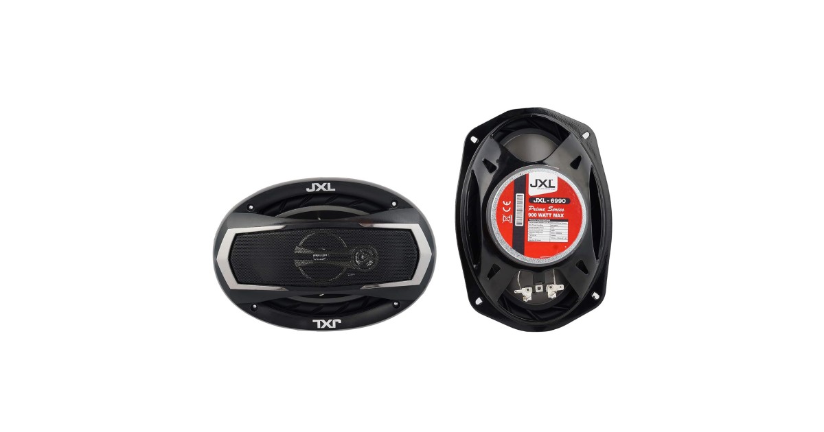 JXL 6990 Oval 3 Way High Performance Coaxial Car Speaker with Inbuilt ...