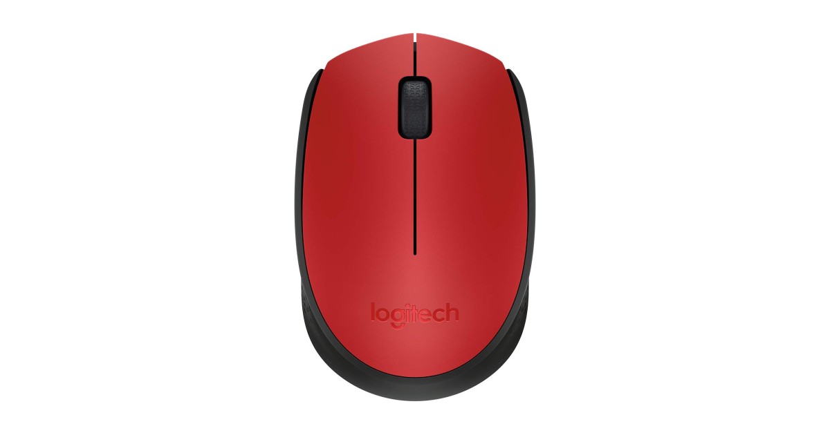 Logitech M171 Wireless Mouse (Red)