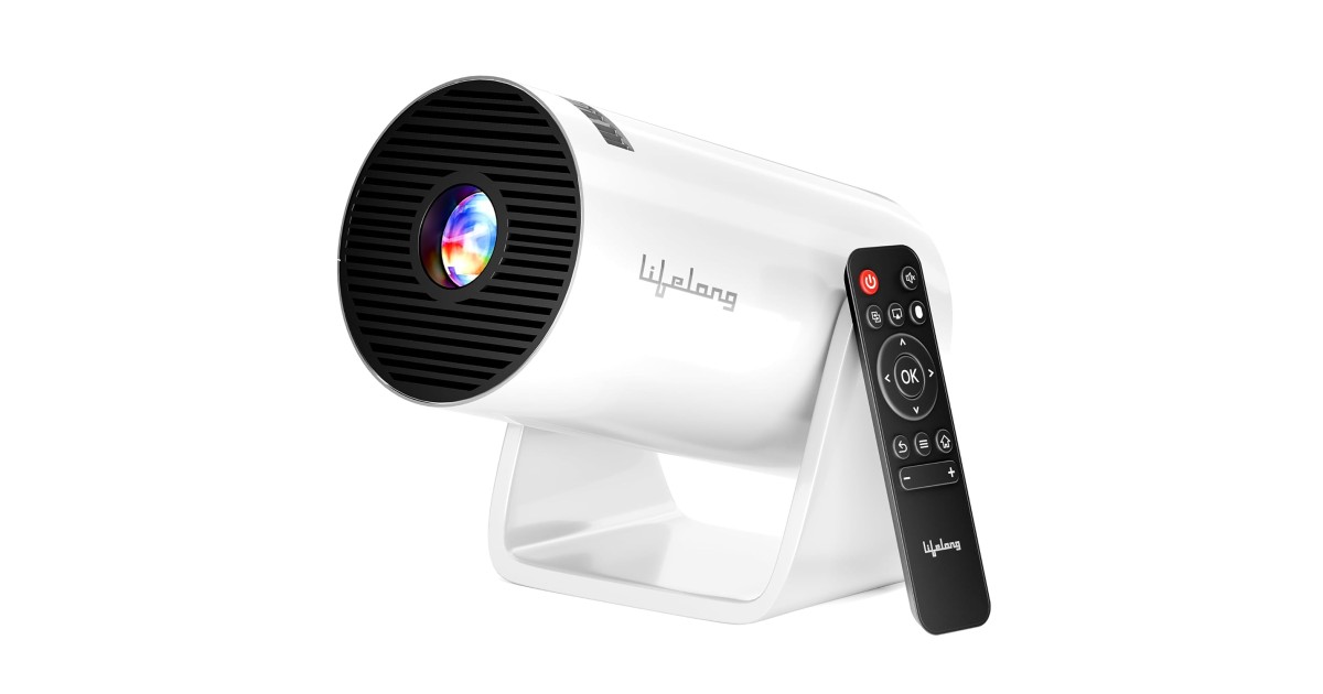 Lifelong Electronics Lightbeam Smart Projector | Android, 1080P& 4K ...