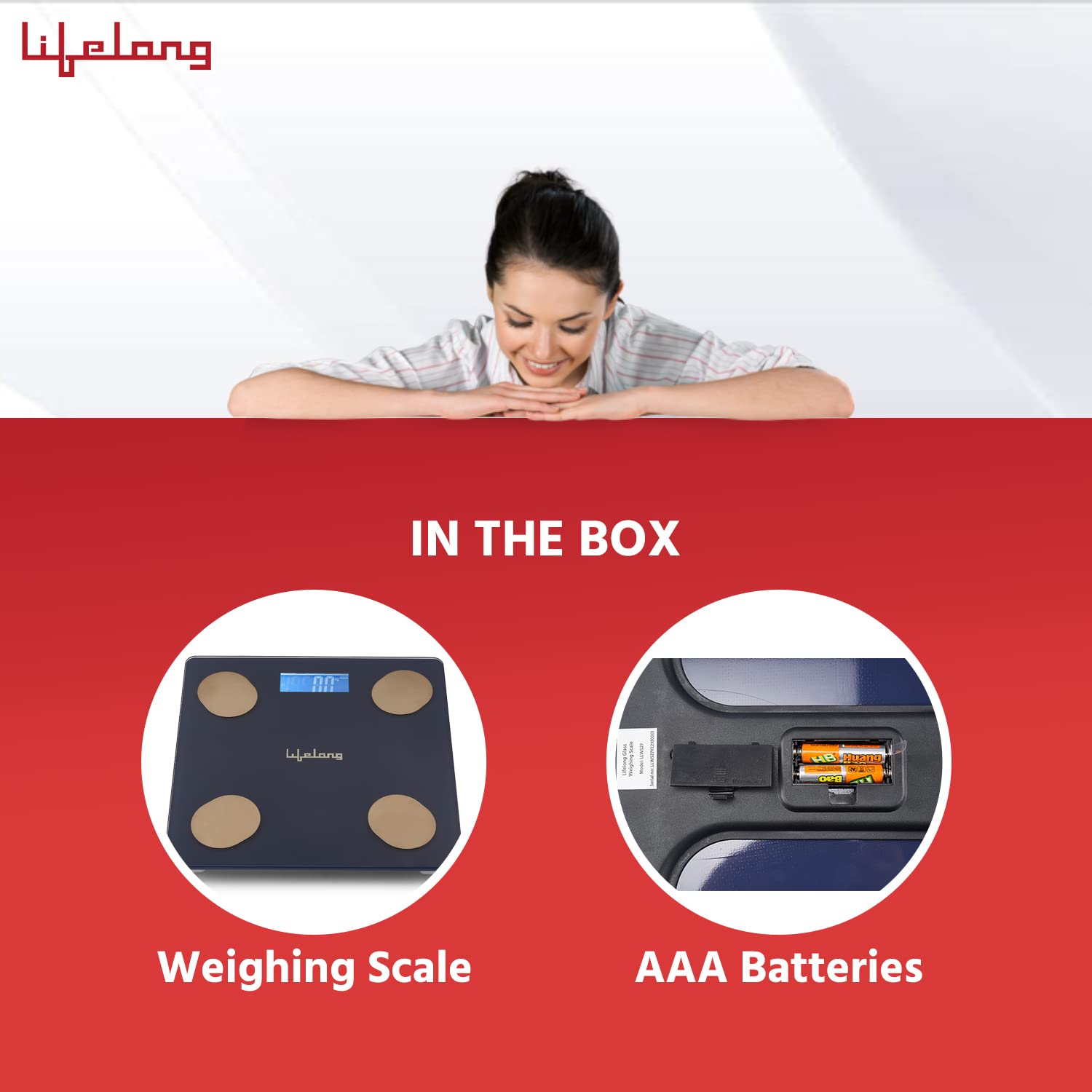 Lifelong Smart Weighing Scale with BMI & 18 Measurement Functions with ...