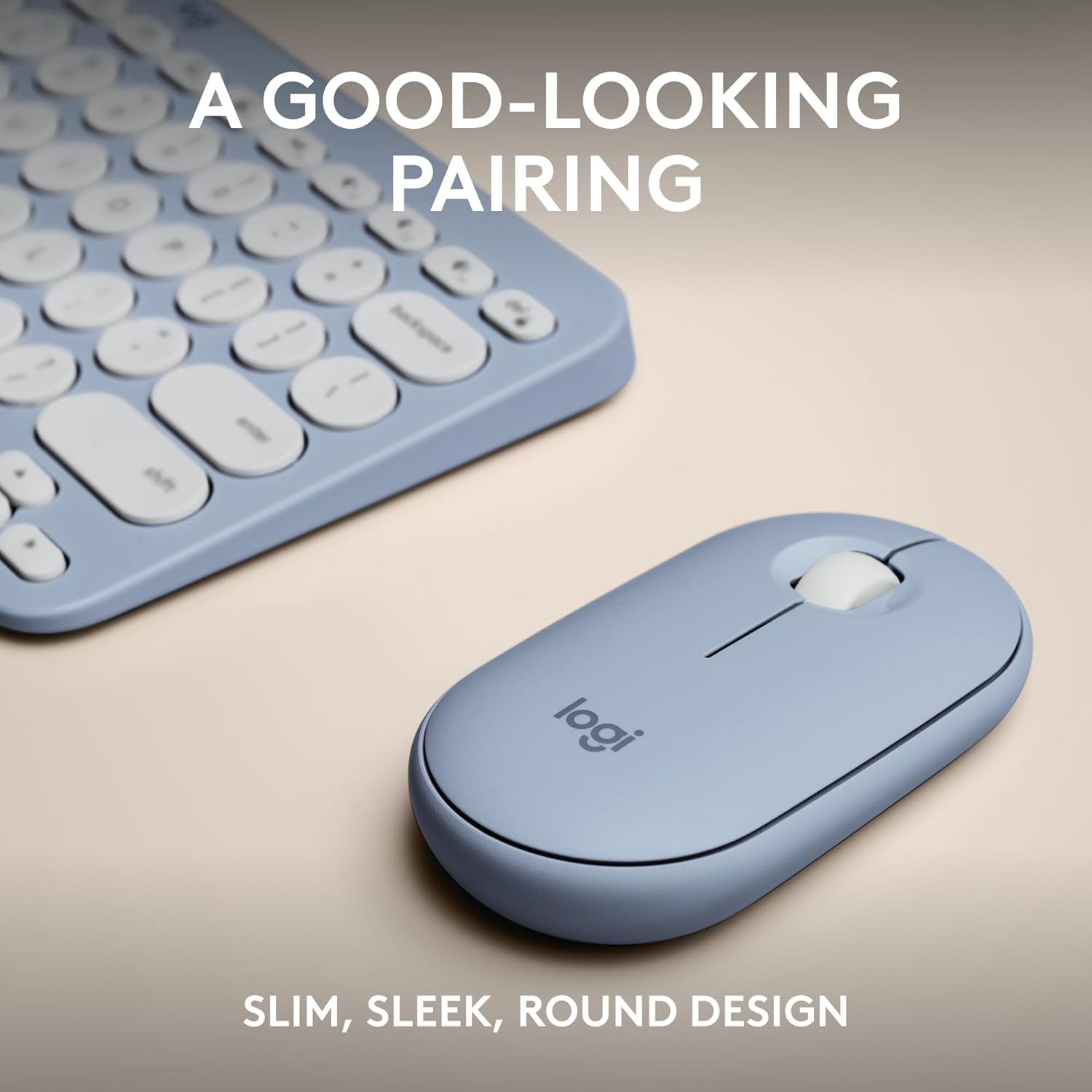 Logitech Pebble 2 Combo, Wireless Keyboard and Mouse, Quiet and ...
