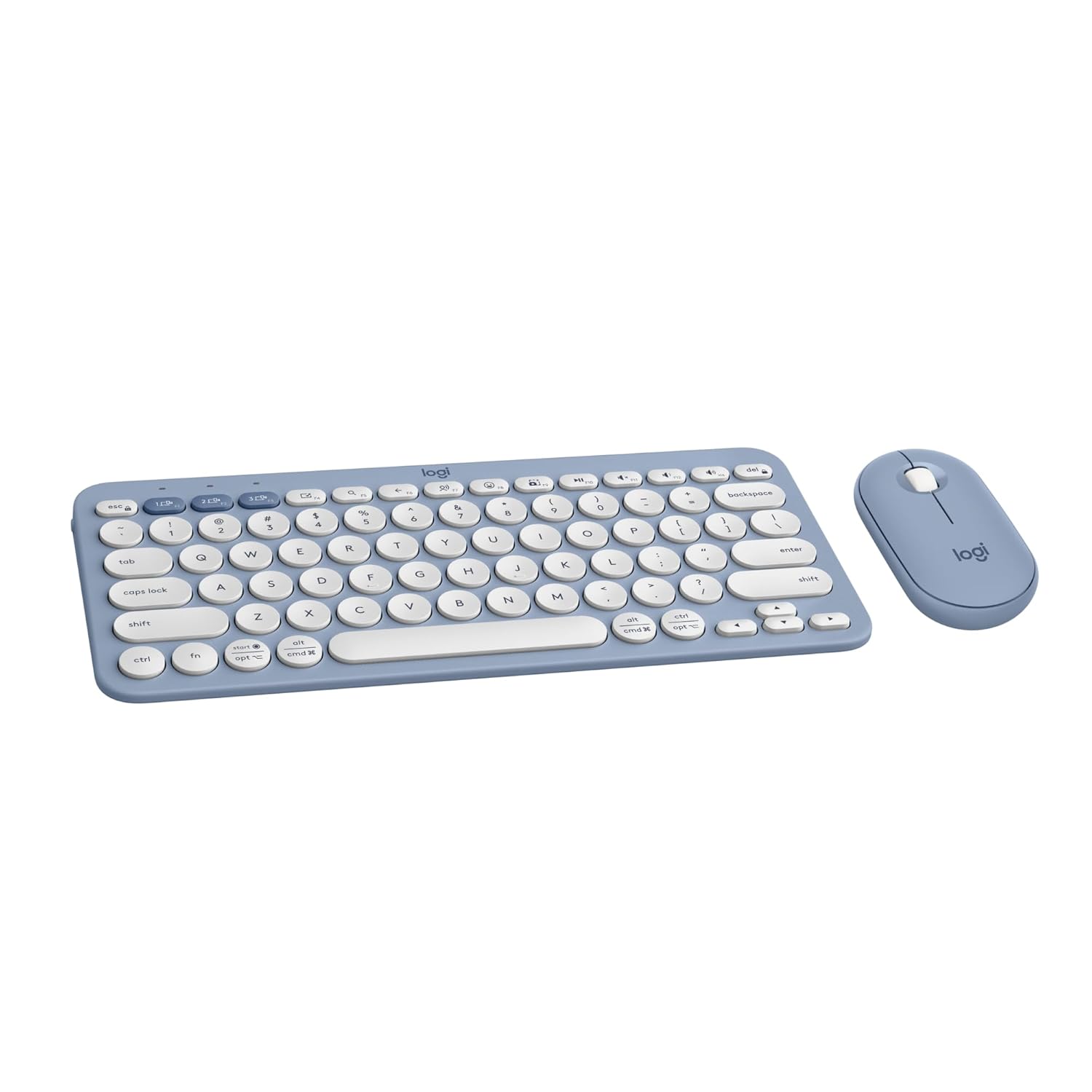 Logitech Pebble 2 Combo, Wireless Keyboard and Mouse, Quiet and ...