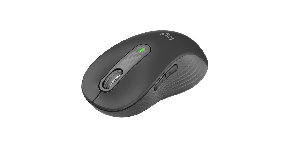 Logitech Signature M650 L Full Size Wireless Mouse Black