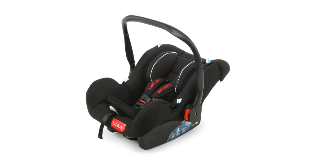 LuvLap 4-in-1 Infant/Baby Car Seat & Carry Cot with Canopy, Convertible ...