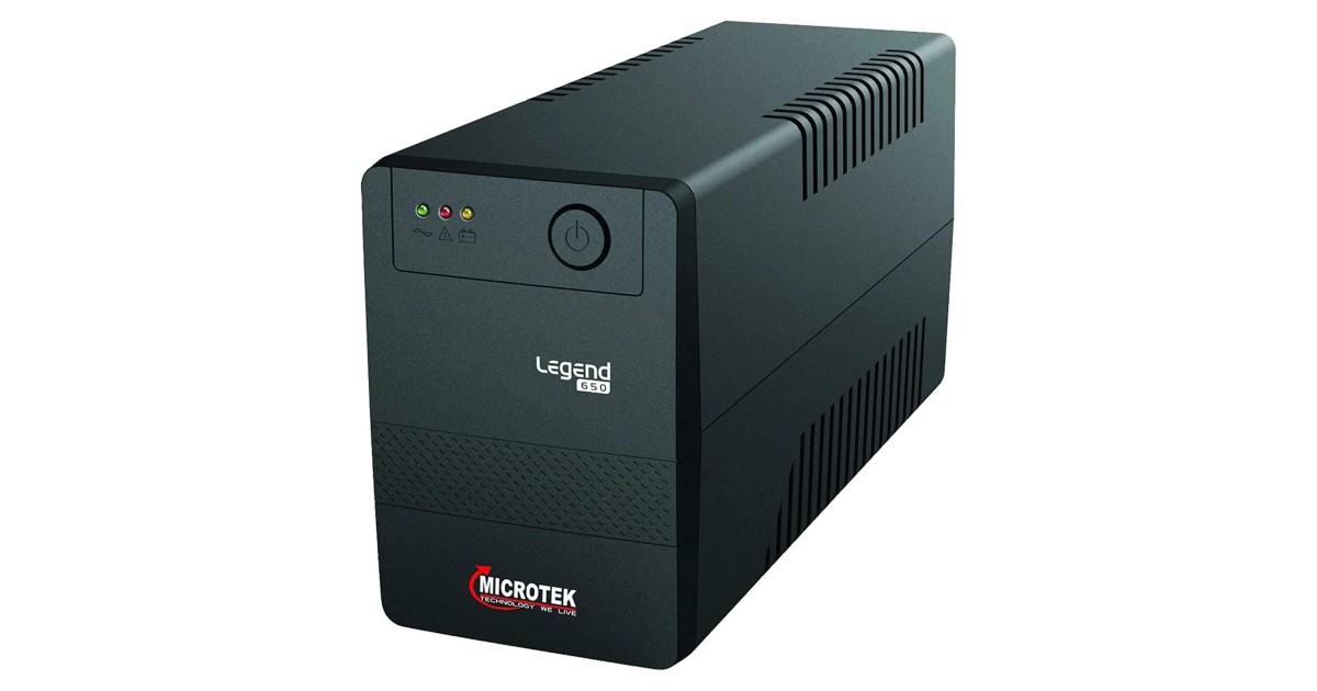 Microtek Line Interactive Legend 650 UPS System an Ideal Power Backup ...