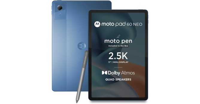 Motorola Pad 60 Neo WiFi Only (Blue, 8 GB RAM, 128 GB ROM)