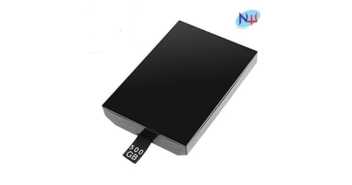 New World 500 GB Slim HDD Hard Disk Drive for MIcrosoft Xbox 360 Slim ...