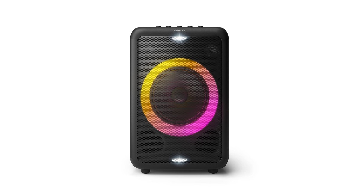 PHILIPS Audio TAX3206/94 80W Bluetooth Party Speaker with 14 Hours Play ...