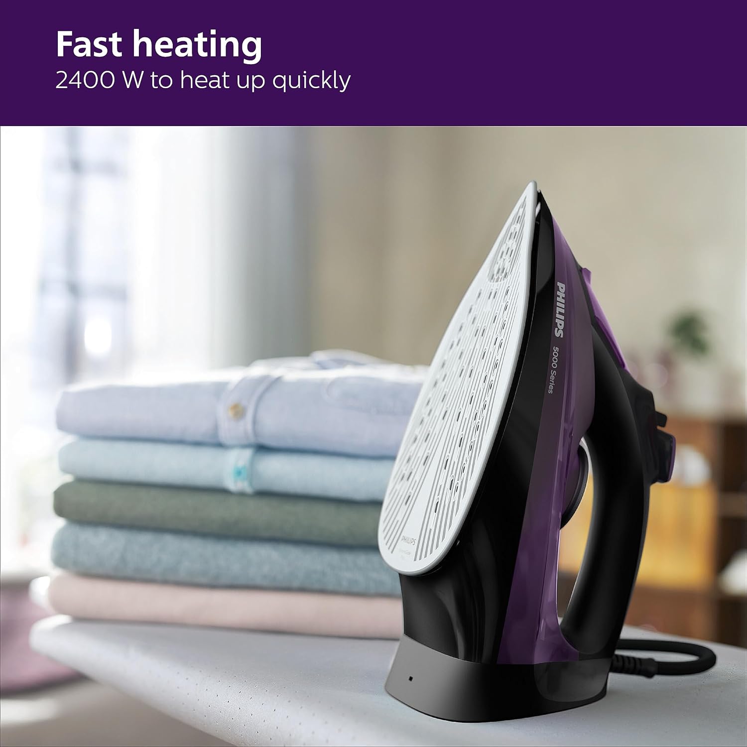 PHILIPS Plastic Domestic Appliances Steam Iron Dst5030/80 2400 Watts ...