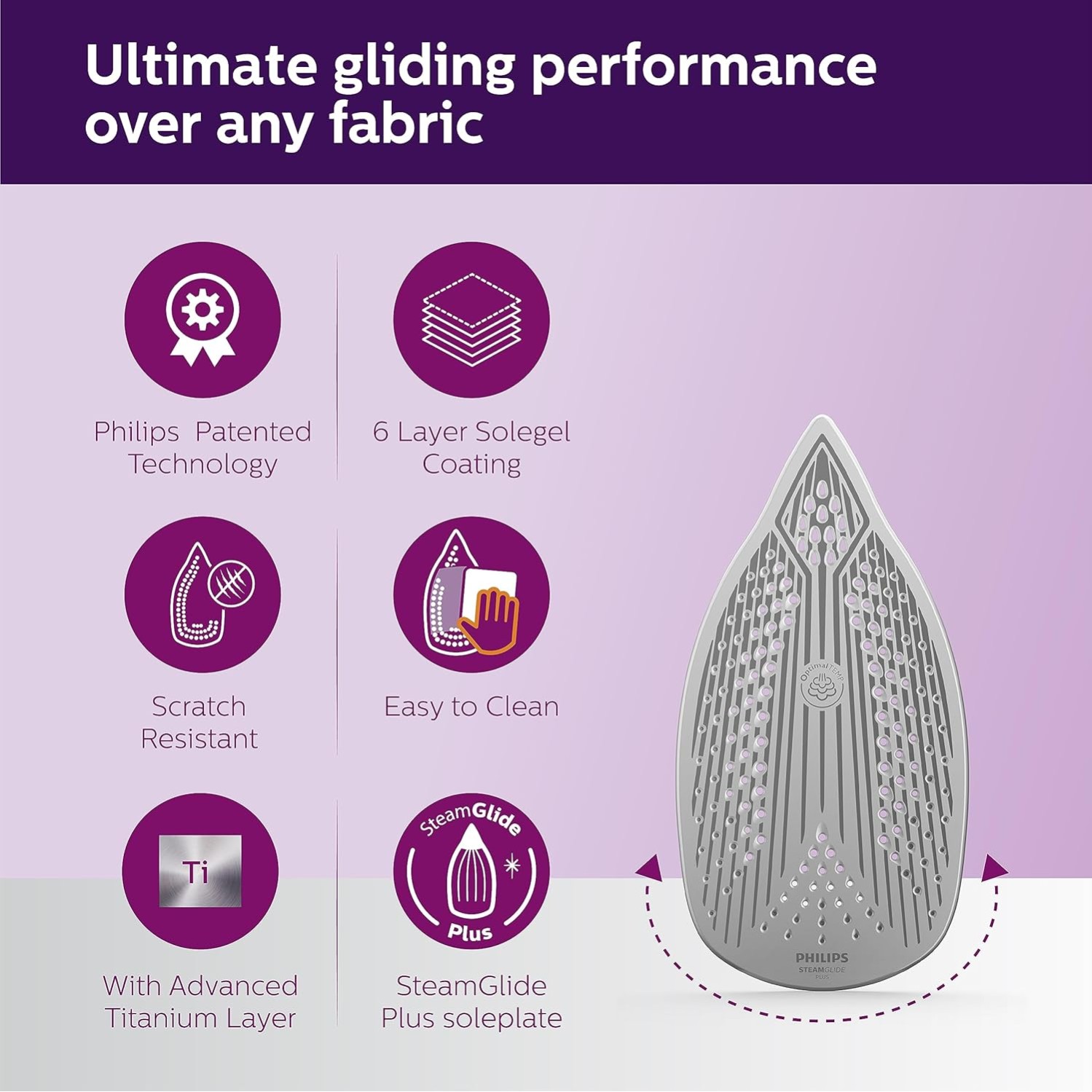PHILIPS Plastic Domestic Appliances Steam Iron Dst5030/80 2400 Watts ...