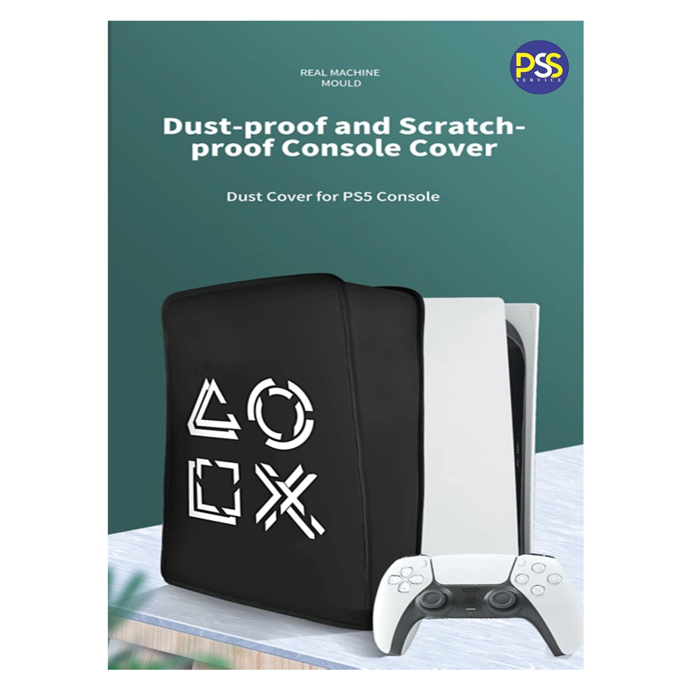 PSS Dust Cover For PS5, Premium Ultra Soft Neat Lining Dust Guard for ...