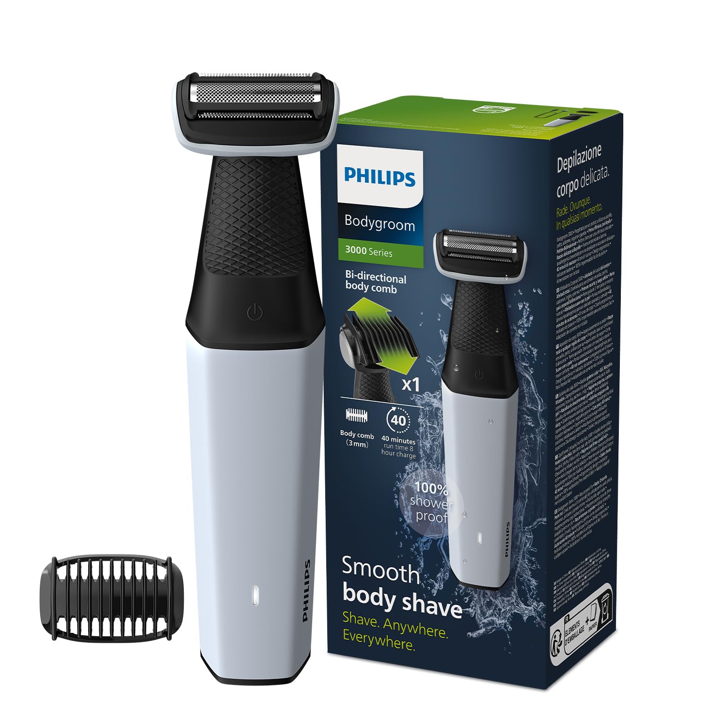 Philips Body Trimmer for Men-Clinically Tested for Sensitive Skin I ...