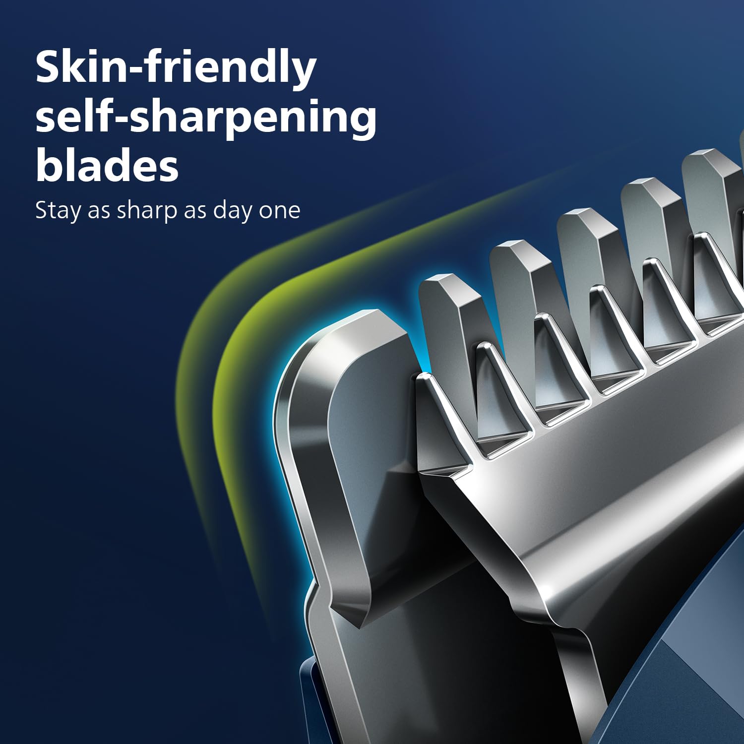 Philips India's No.1 Men's Trimmer | Self Sharpening Blades | Single ...