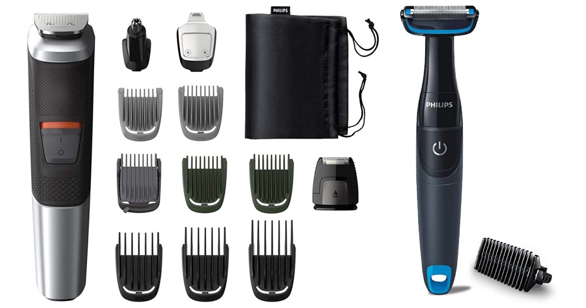 Philips MG5740/15 12-in-1 Face, Hair and Body Multi Grooming Kit with ...