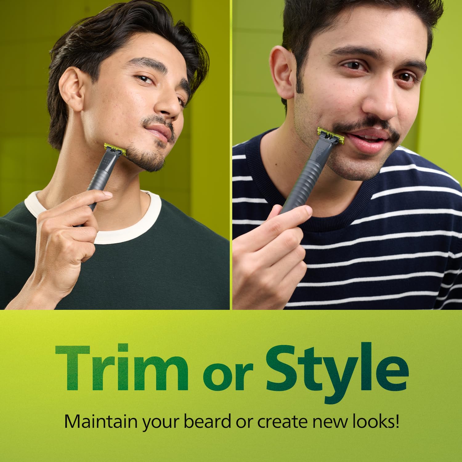 Philips One Blade Face Hybrid Trimmer & Shaver For Men|Best Zero Trim ...