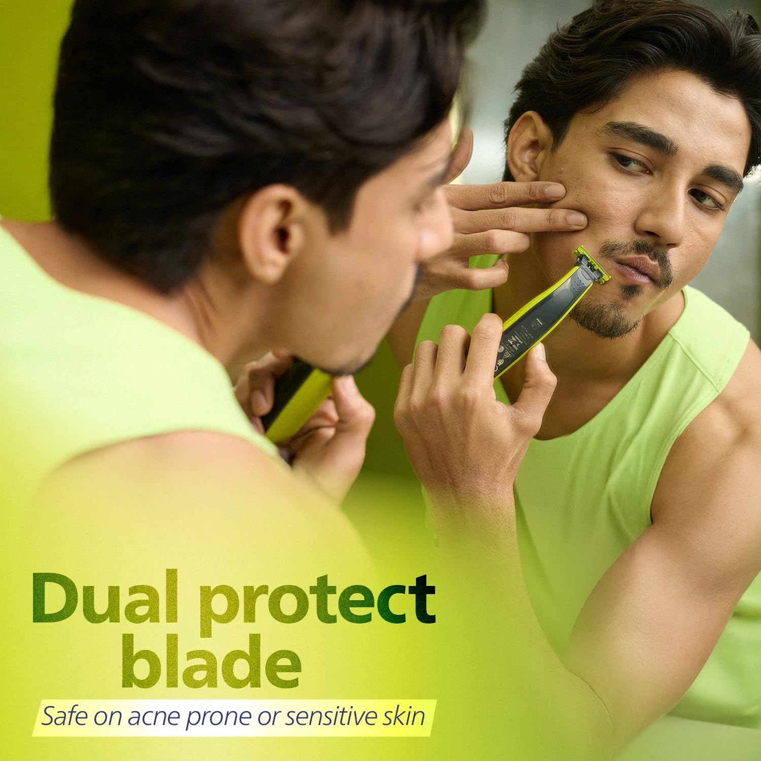 Philips OneBlade Turbo2X Hybrid Trimmer & Styler|Perfected for Skin ...