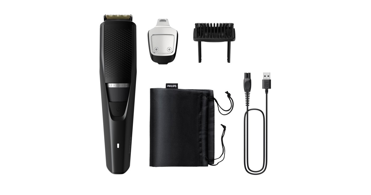 Philips Pro Beard Trimmer and Styler| Titanium blades| 2.5x higher ...