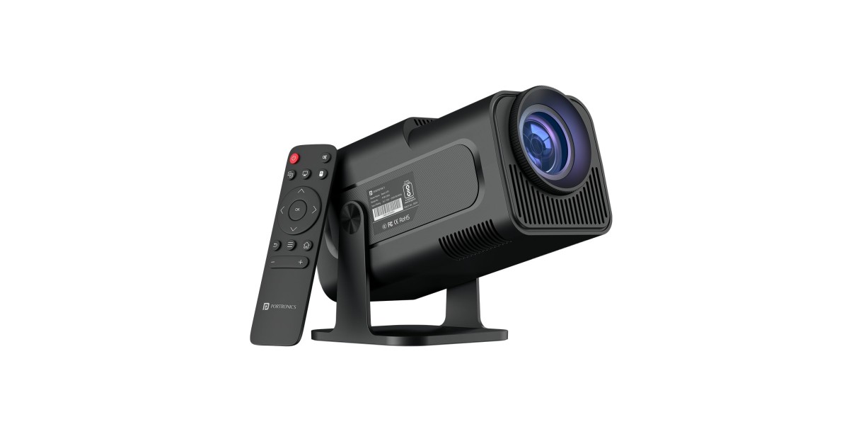 Portronics Beem 470 Smart LED Projector with 1080p Full HD Resolution ...