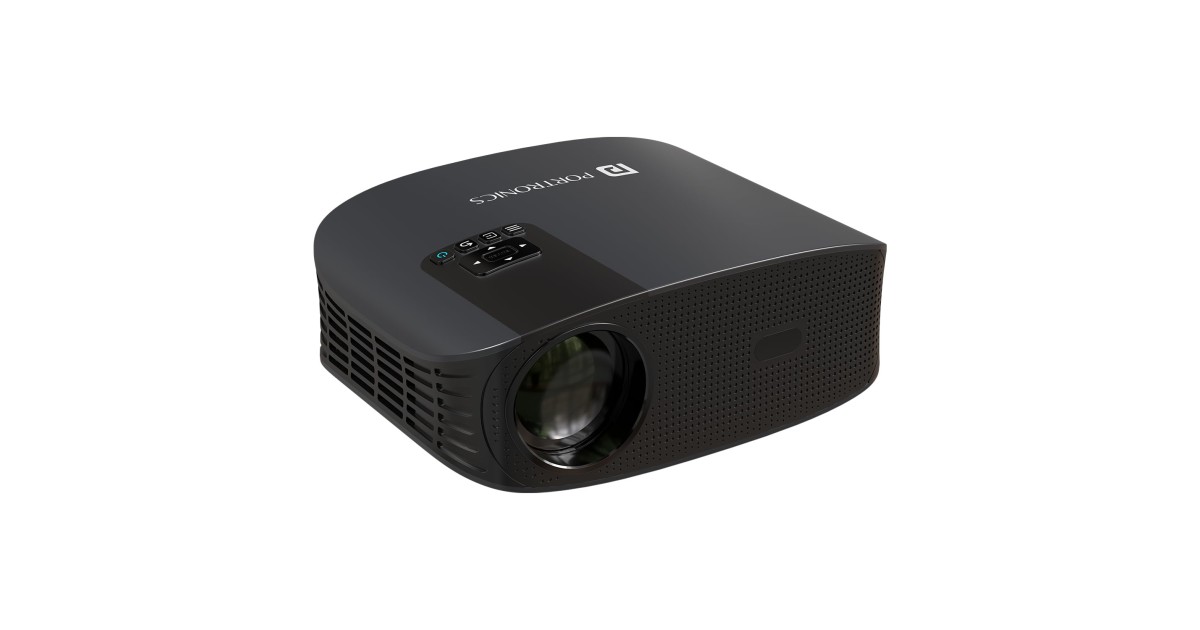 Portronics Beem 490 Smart LED Projector with 1080p Full HD, Streaming ...