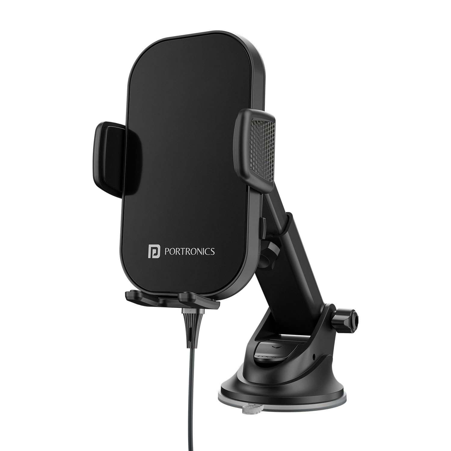 Portronics Charge Clamp 3 Wireless Car Charger with 15 Watts Fast ...