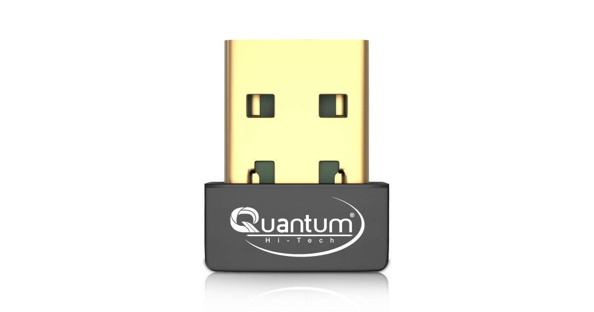 Quantum USB WiFi Adapter for PC, N150 Wireless Network Adapter for Desktop