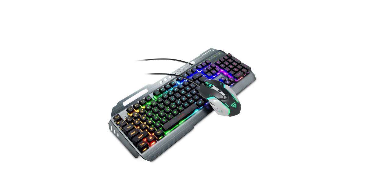 RAEGR RapidGear X70 USB Gaming Keyboard and Mouse Combo | Made of ...