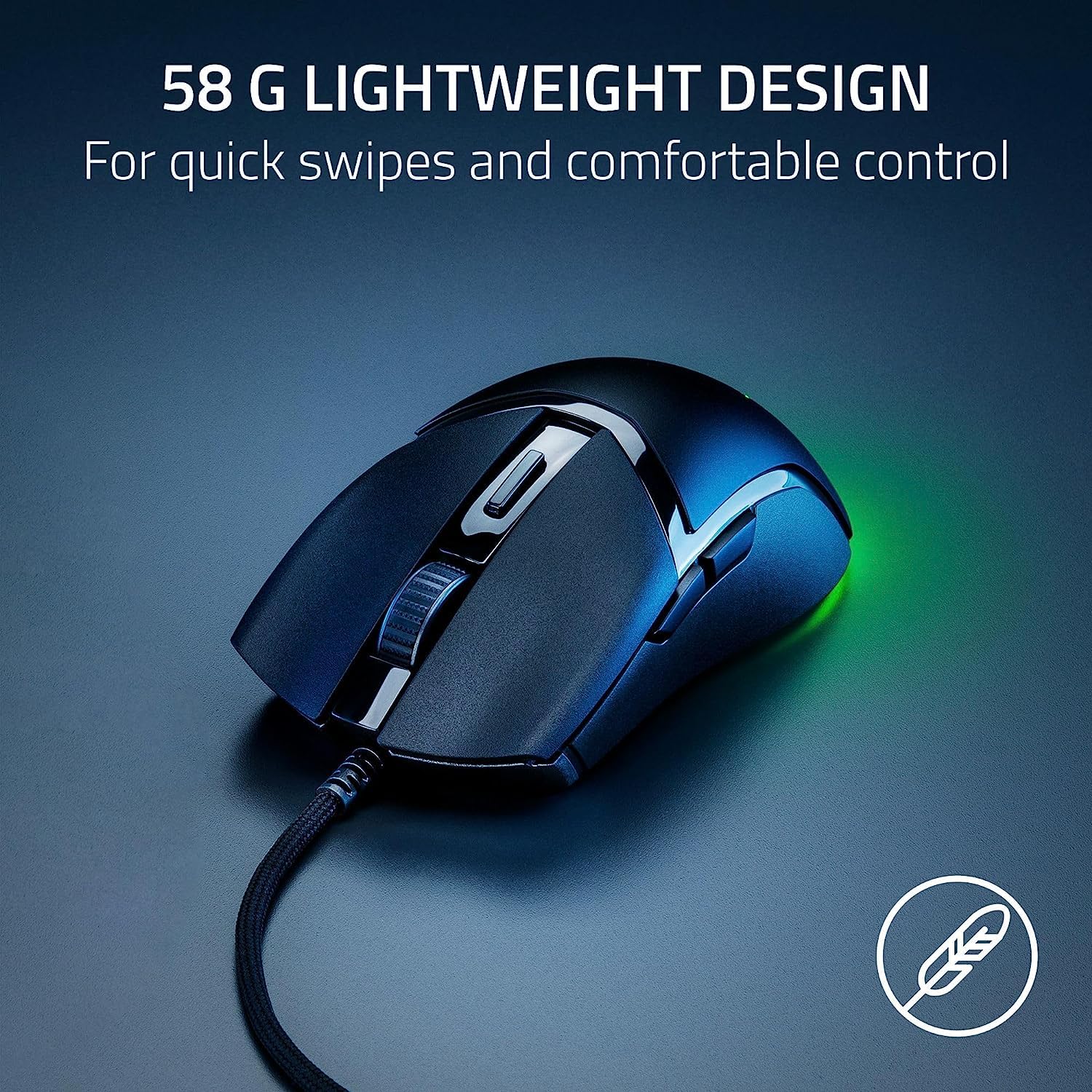 Razer Cobra Wired Gaming Mouse: 58g Lightweight Design - Gen-3 Optical ...