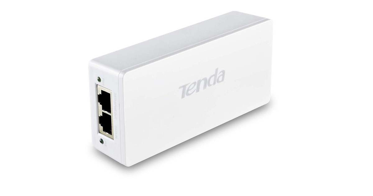 TENDA-PoE30G-AT Gigabit PoE Injector 30W Output Power | Compliant with ...