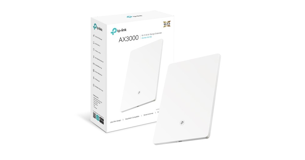 TP-Link AX3000 Wall-Mounted Wi-Fi 6 Router Archer Air R5 Ultra-Thin ...