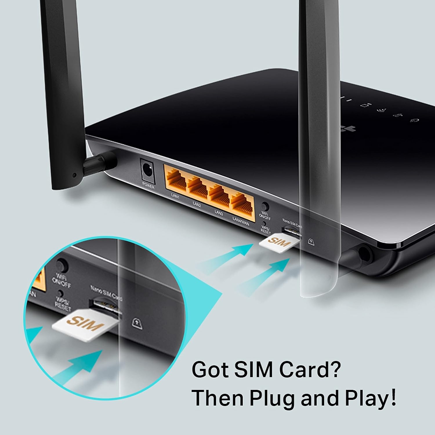 TP-Link Archer MR200 AC750 2.4GHz 750Mbps Dual Band 4G LTE Mobile Wi-Fi ...