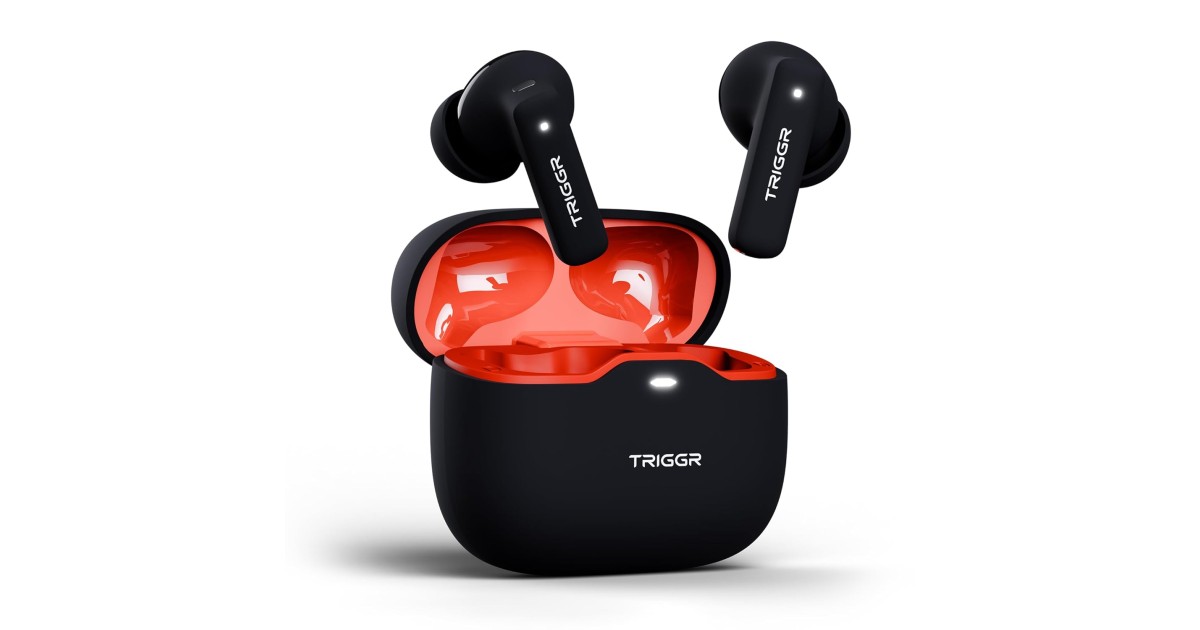 TRIGGR Apex S2 2025, Dual Pairing, 60H Battery, Preset EQ, Quad Mic ENC ...