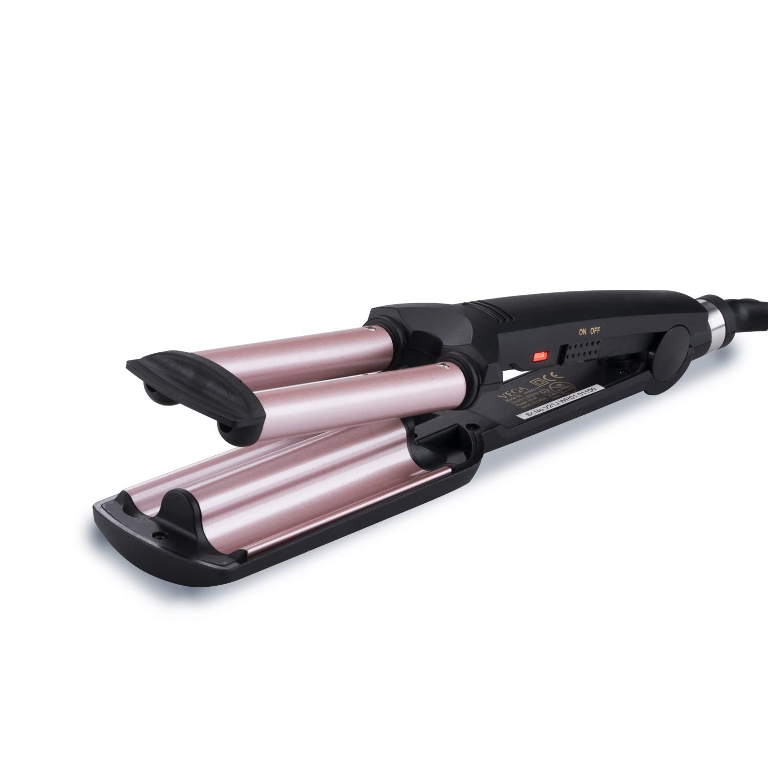 Vega I-Wave Hair Waver for Women with Ceramic Coated Barrel, Soft ...